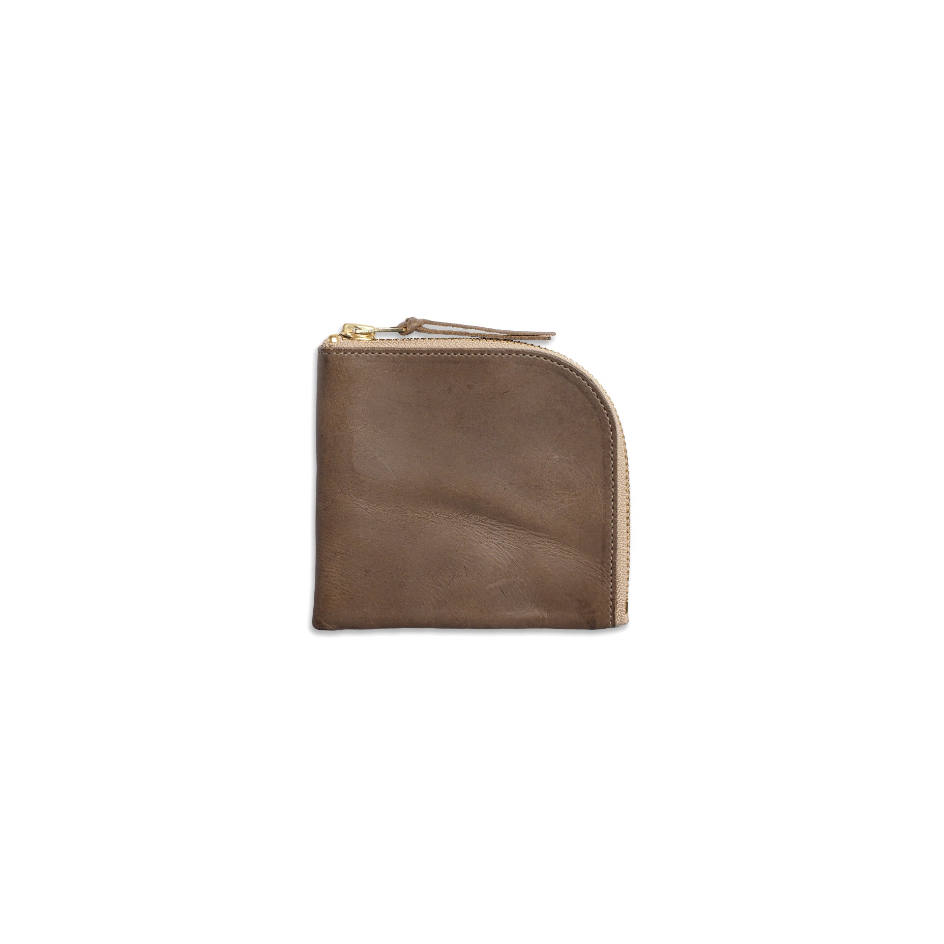 Short Zip Wallet | Waxed Leather – Low-End STORE